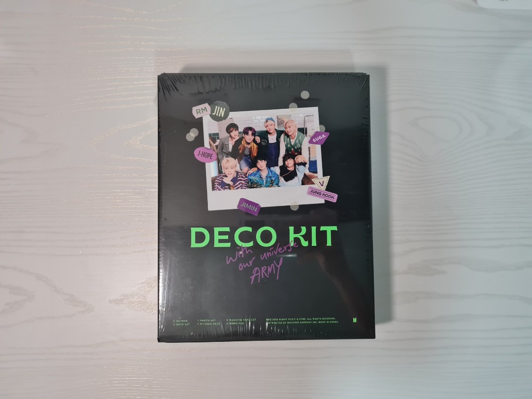 UNSEALED BTS DECO KIT, Hobbies & Toys, Memorabilia & Collectibles, K ...