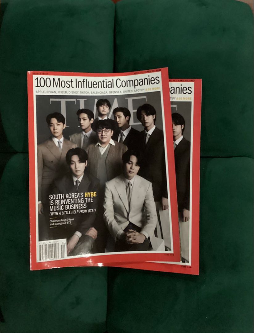 BTS Time Magazine with Bang PD, Hobbies & Toys, Memorabilia ...