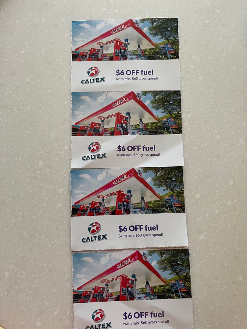 Caltex Fuel Discount Voucher, Everything Else on Carousell