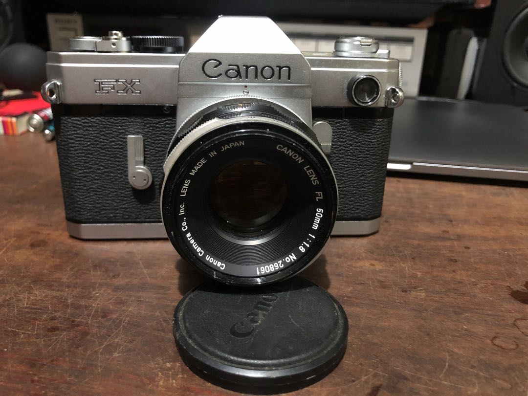 Canon FX with FL 50mm F1.8, Photography, Cameras on Carousell