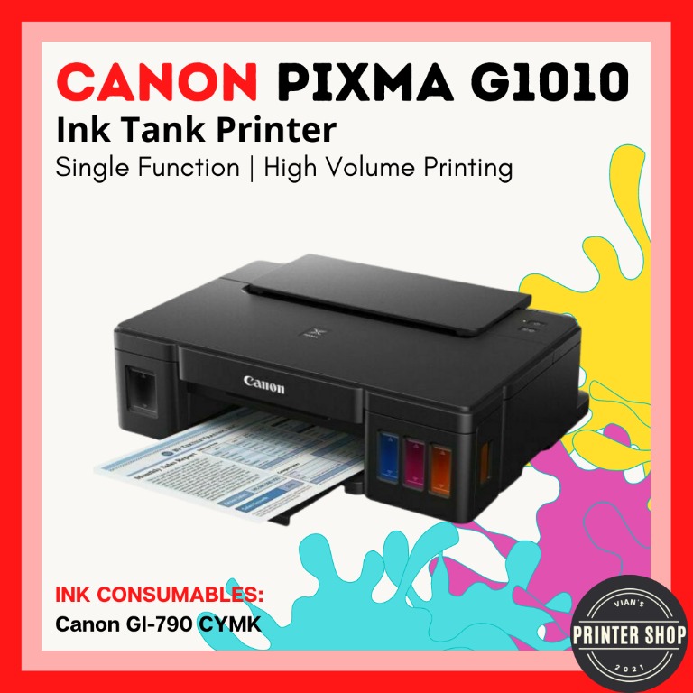 Canon PIXMA G1010 Inkjet Printer, Computers & Tech, Printers, Scanners ...