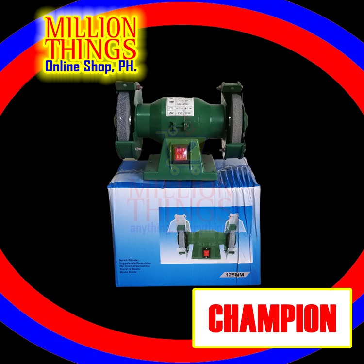 CHAMPION Bench Grinder 5 inches and 1/4 HP millionthings, Commercial ...