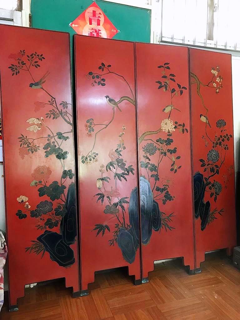 Chinese Style Screen 中國屏風, 傢俬＆家居, 其他, 家居改善及收納用品 - Carousell