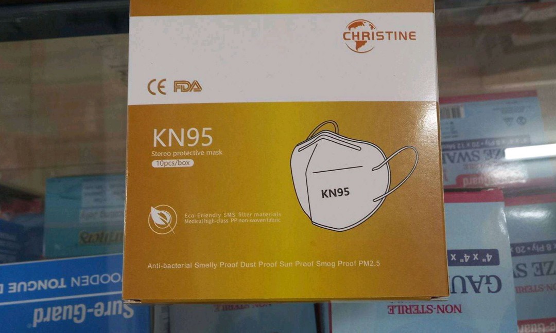 Christine Kn95, Health & Nutrition, Face Masks & Face Shields on Carousell