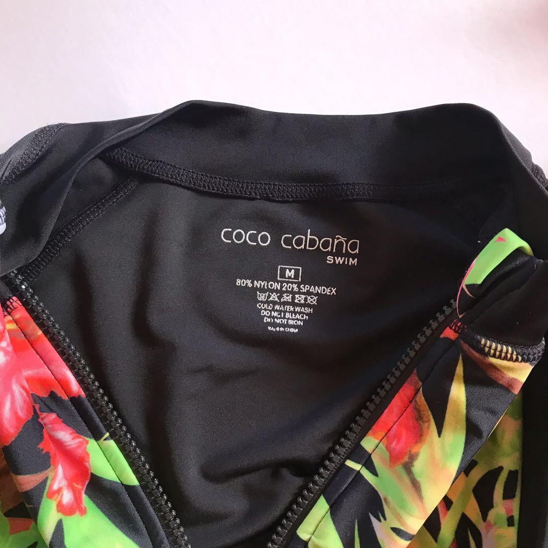 Coco cabana one piece, Women's Fashion, Swimwear, Rash guard on Carousell