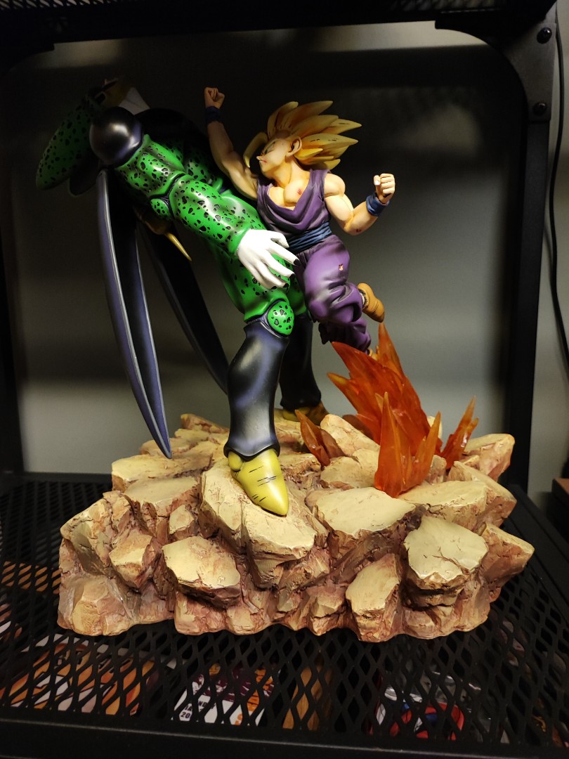 Dragonball Gohan Vs cell 1/6 Scale statue nt hot toys prime one ...
