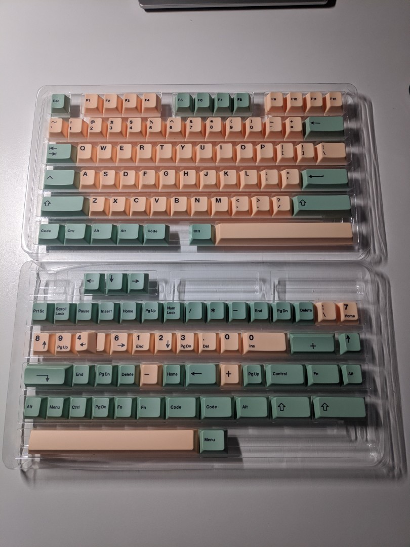 Drop Cherry Matcha Mango Keycap Set, Computers & Tech, Parts ...