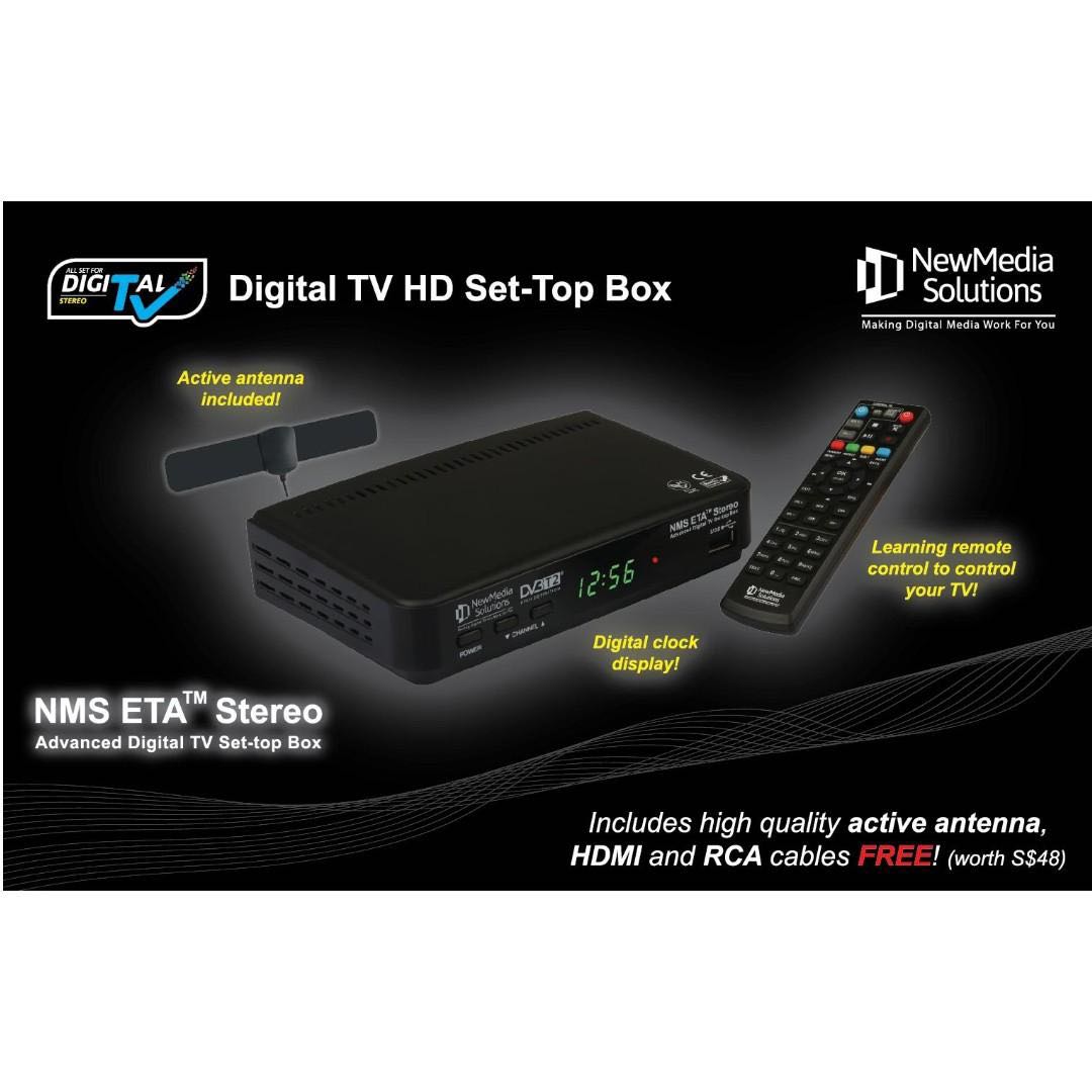 DVB-T2 Digital TV HD Set-Top Box (Without Antenna), TV & Home ...