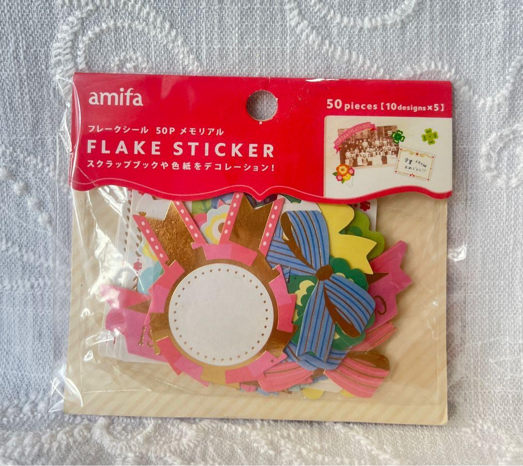 Flake sticker & happy birthday paper craft stickers, Hobbies & Toys ...