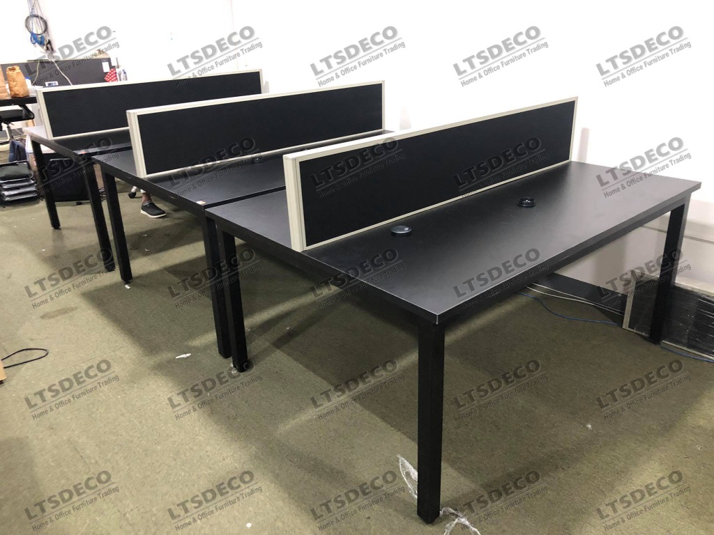 freestanding workstation table office partition//office furniture ...