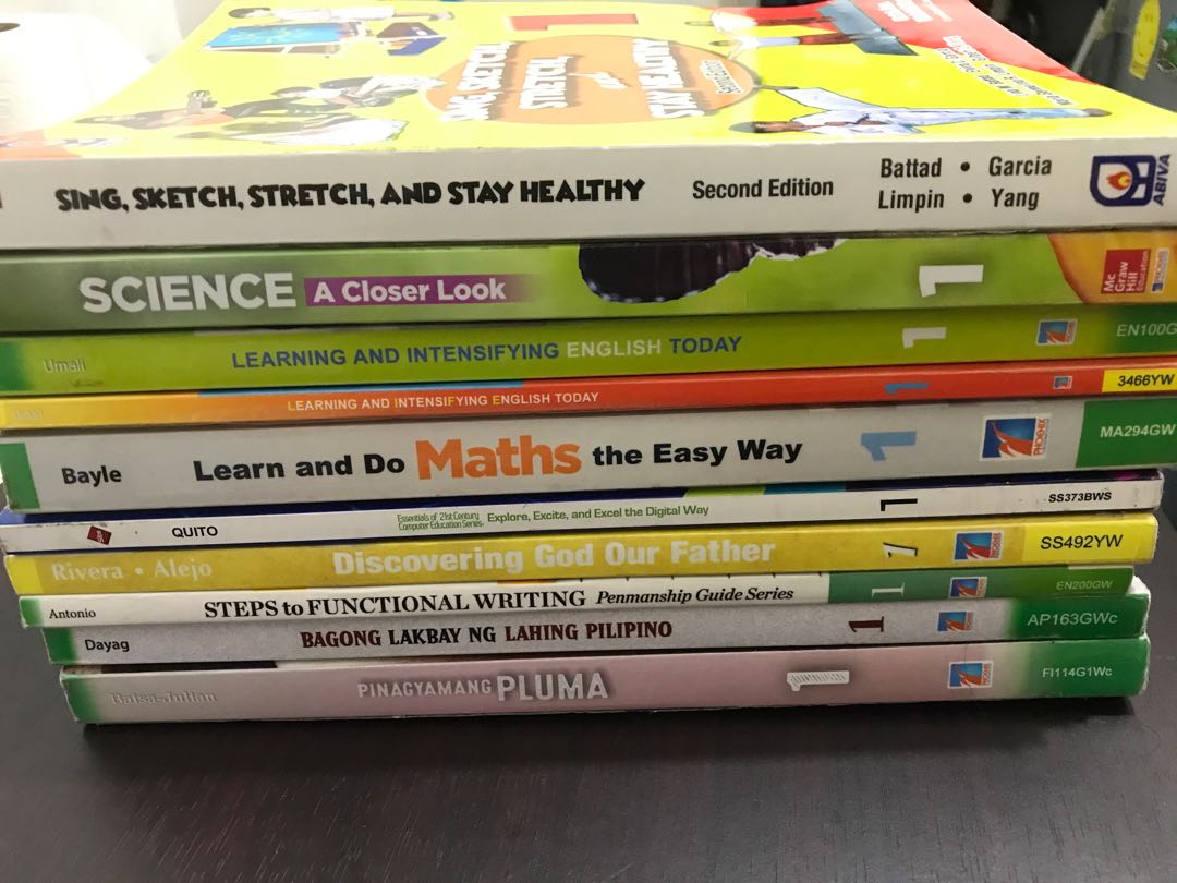 Grade 1 Textbooks (Used), Hobbies & Toys, Books & Magazines, Textbooks ...
