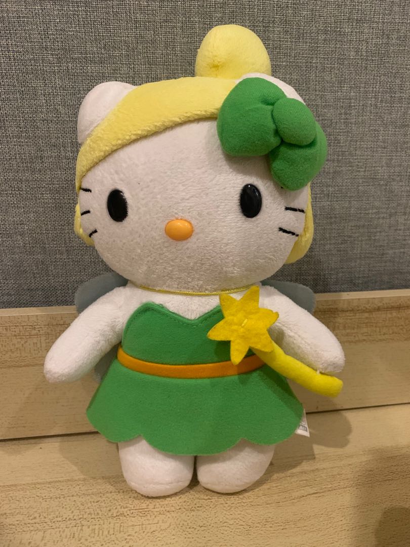 Hello Kitty Tinkerbell Plush, Hobbies & Toys, Toys & Games on Carousell