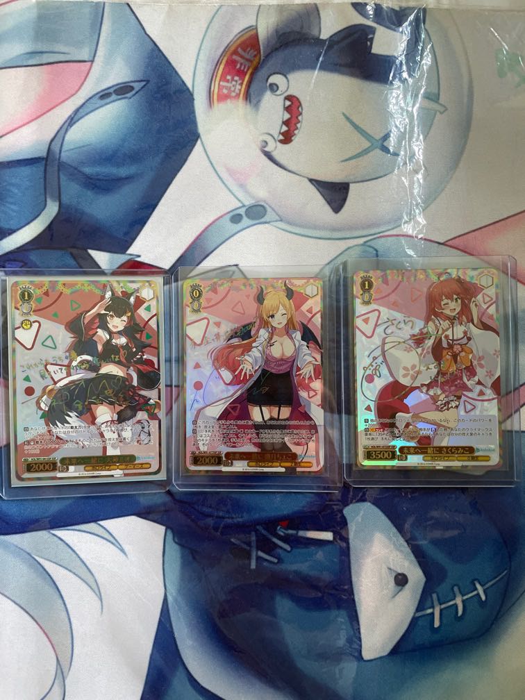Hololive weiss schwarz SSPs and SPs, Hobbies & Toys, Toys & Games on Carousell