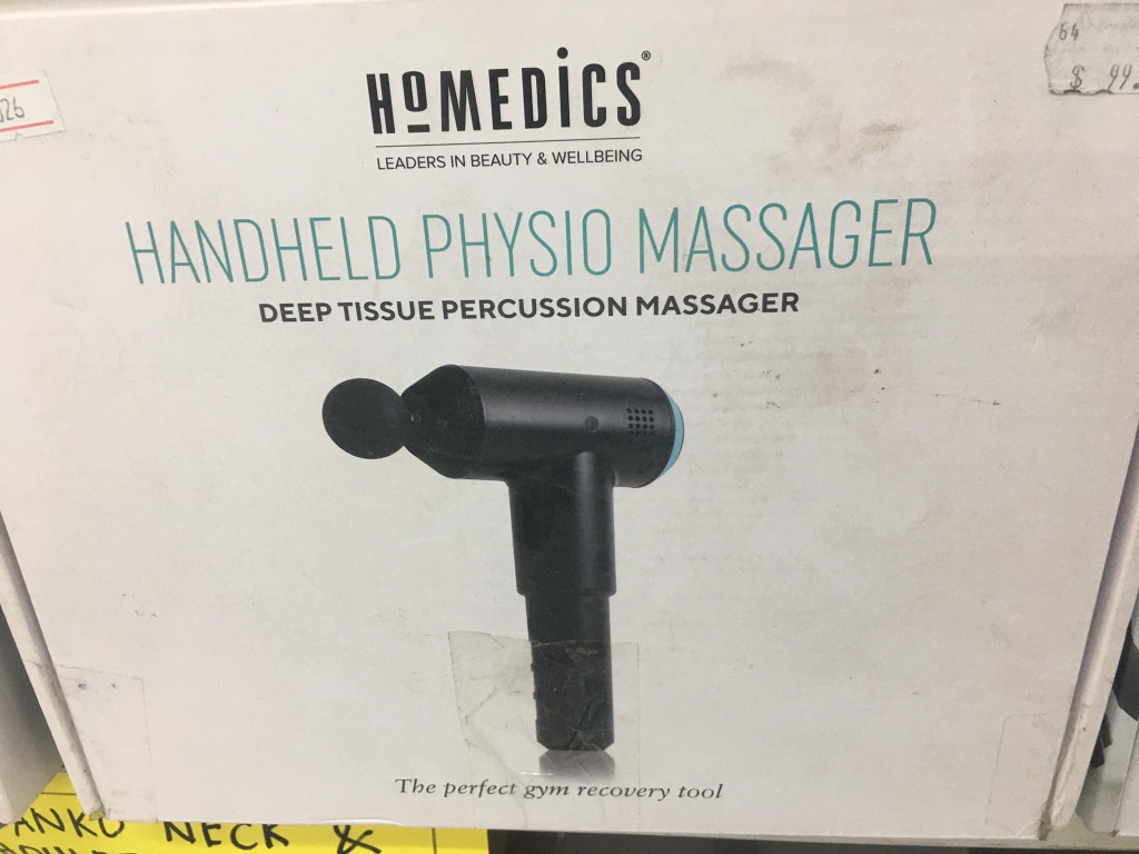 Homedics Hand-Held Physio Massager, Health & Nutrition, Massage Devices ...