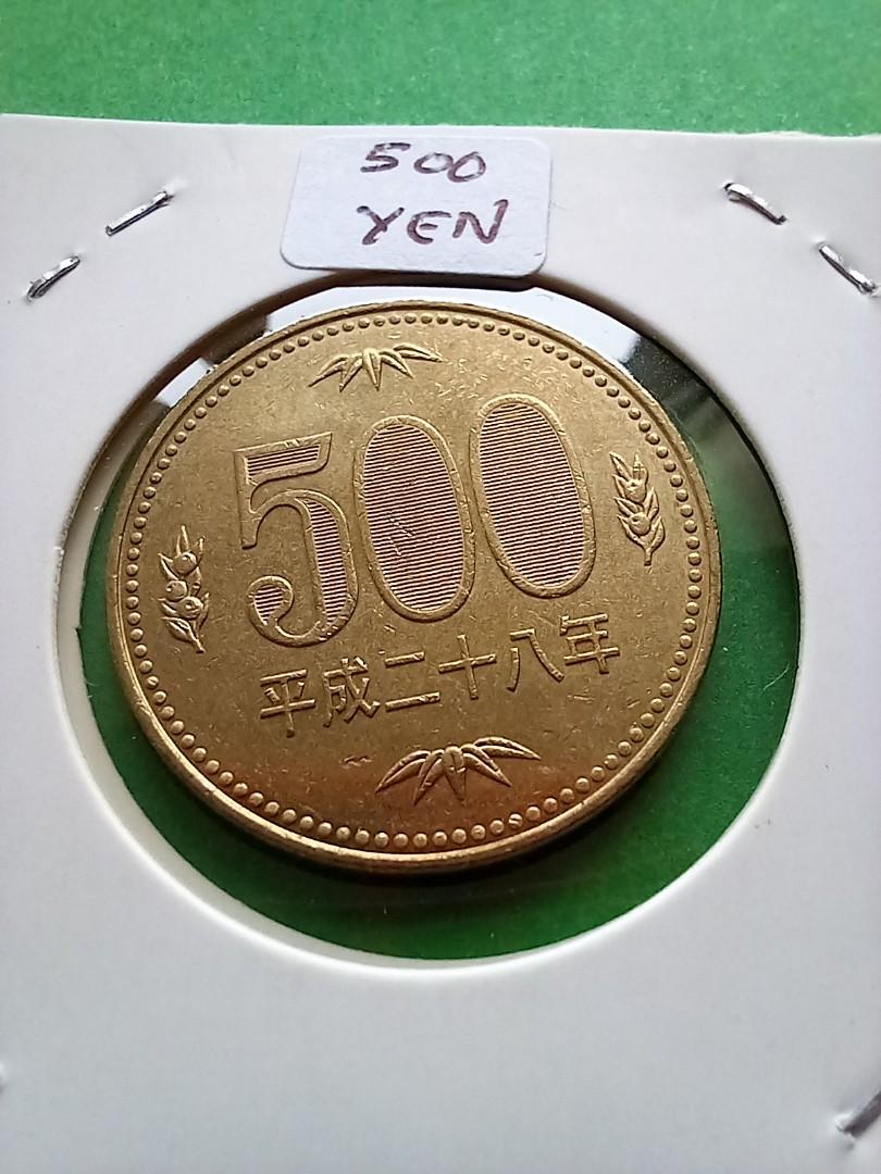 Coin Japan 500 yen, Hobbies & Toys, Collectibles & Memorabilia ...