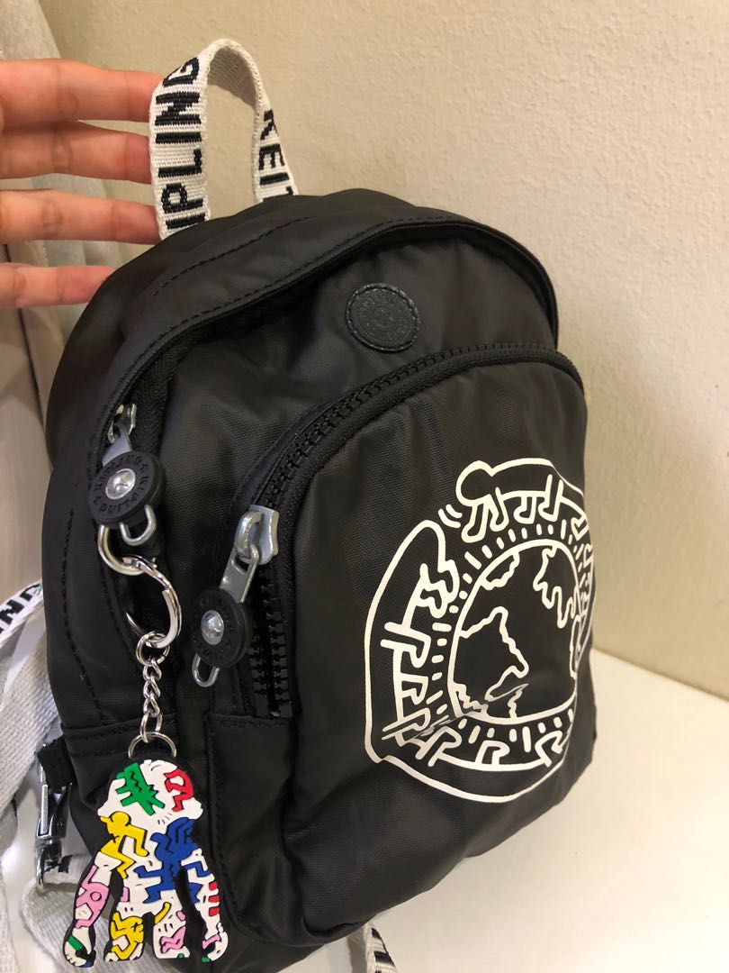 Kipling Small Black Backpack, Women's Fashion, Bags & Wallets ...