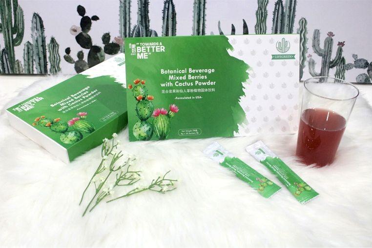LIFEGREEN (Instocks) Lifegreen Cactus Powder 30 Sachets 仙人掌粉 (Botanical ...