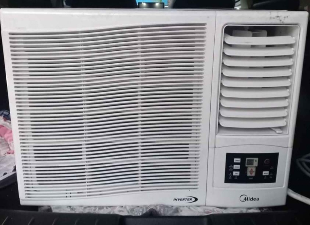 Midea 1.5 HP Window Type Inverter Aircon, TV & Home Appliances, Air ...