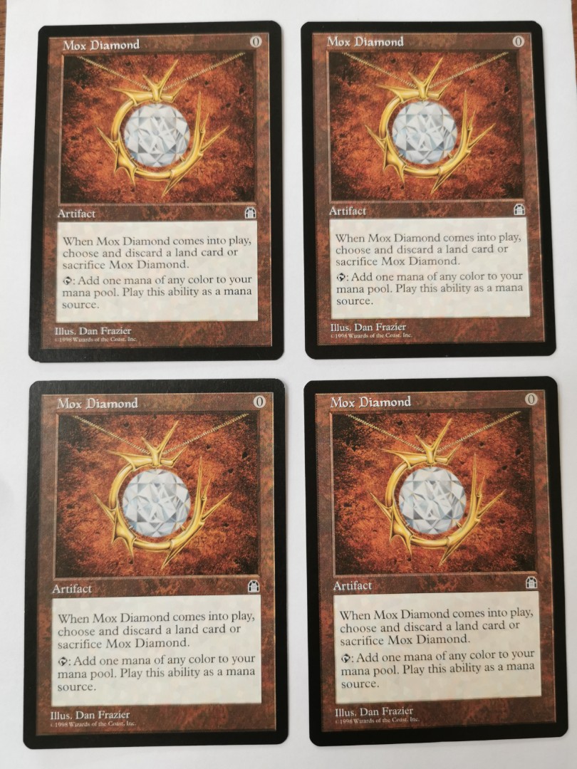 MTG Stronghold Mox Diamond, Hobbies & Toys, Toys & Games on Carousell