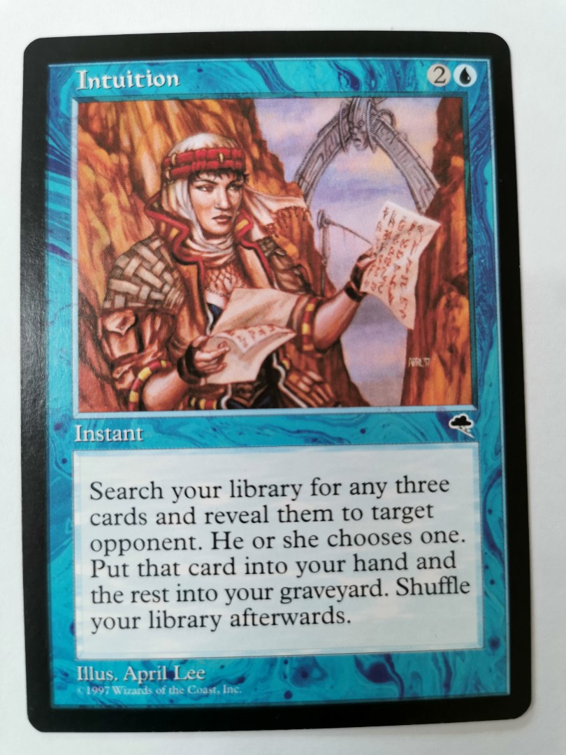 MTG Tempest Intuition, Hobbies & Toys, Toys & Games on Carousell