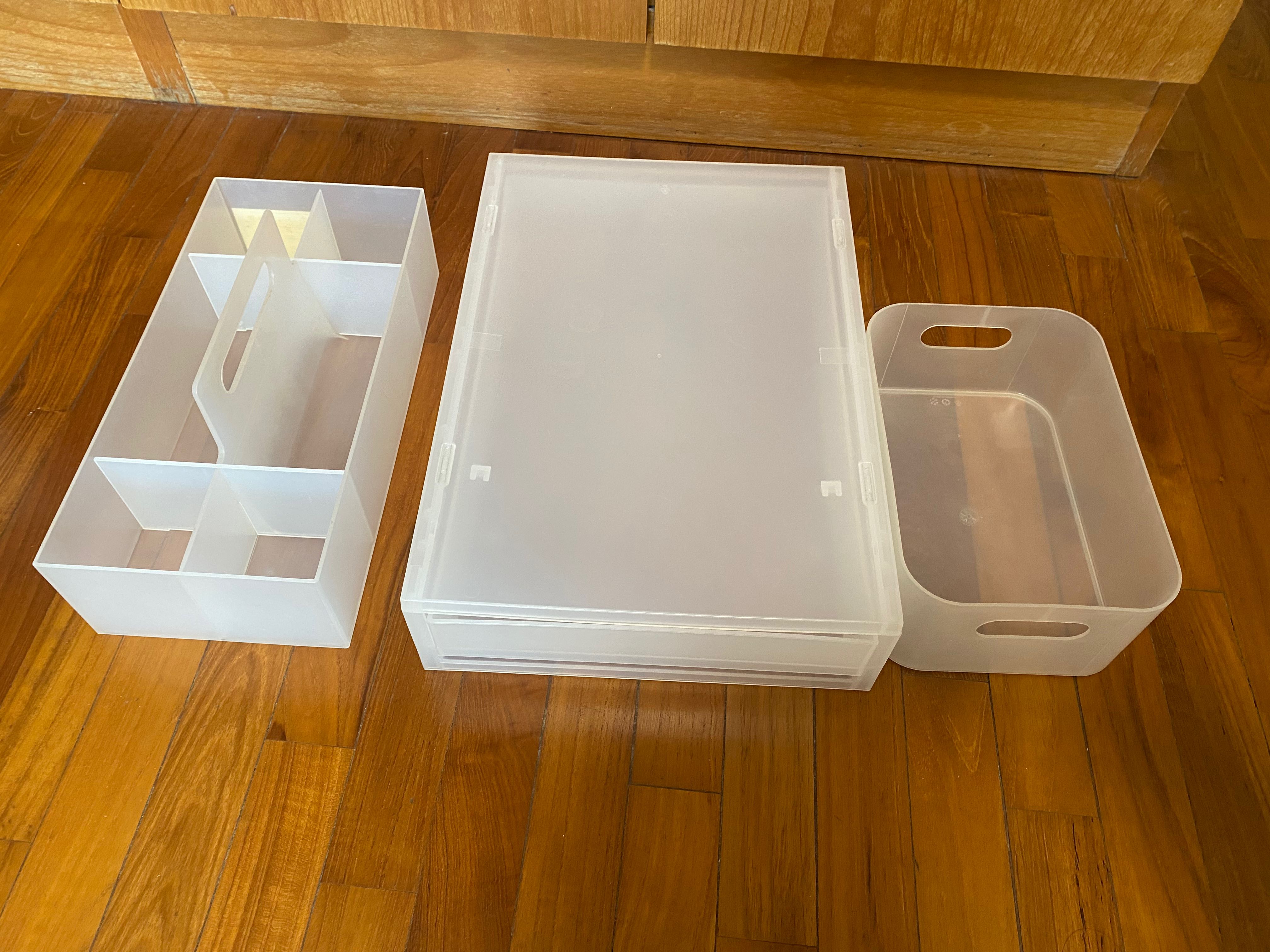Muji organizer bundle, Furniture & Home Living, Home Improvement ...