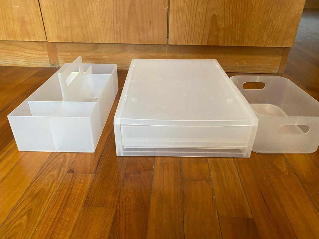 Muji organizer bundle, Furniture & Home Living, Home Improvement ...