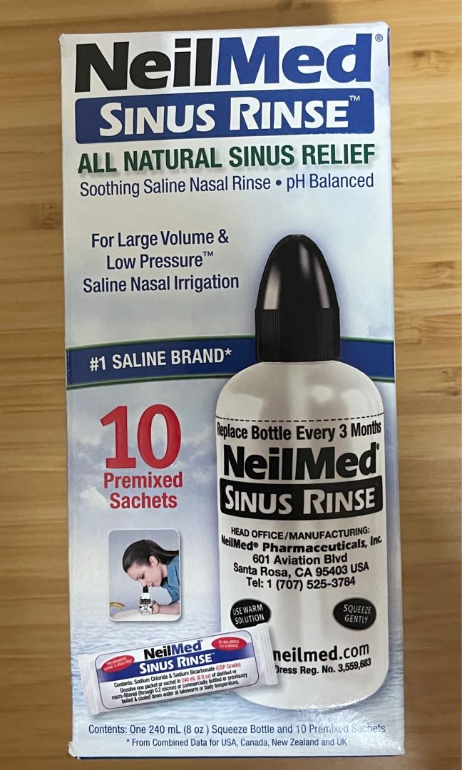NeilMed Sinus Rinse Set, Health & Nutrition, Medical Supplies & Tools ...