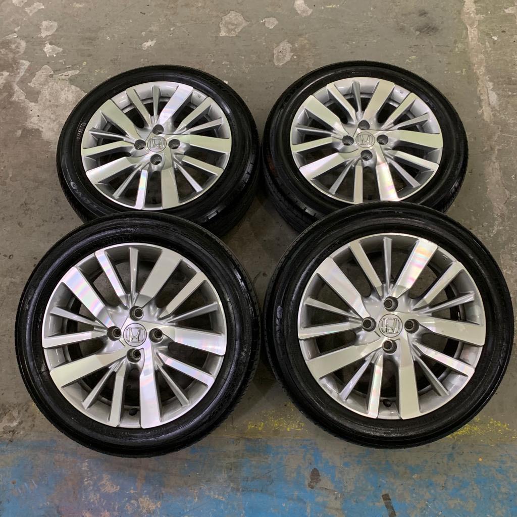 Original 16 inch sport rim Honda tyre 70%, Auto Accessories on Carousell