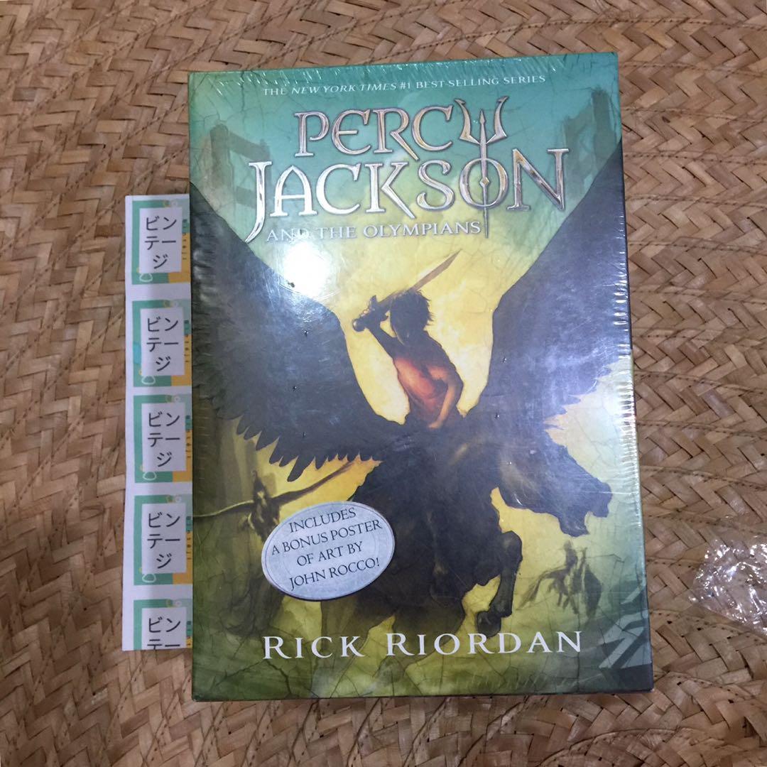 Percy Jackson Set by Rick Riordan, Hobbies & Toys, Books & Magazines ...