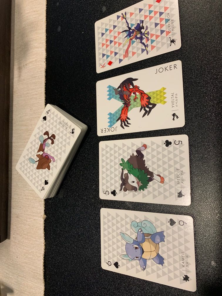 Pokemon Playing Cards / Solitaire cards, Hobbies & Toys, Toys & Games ...