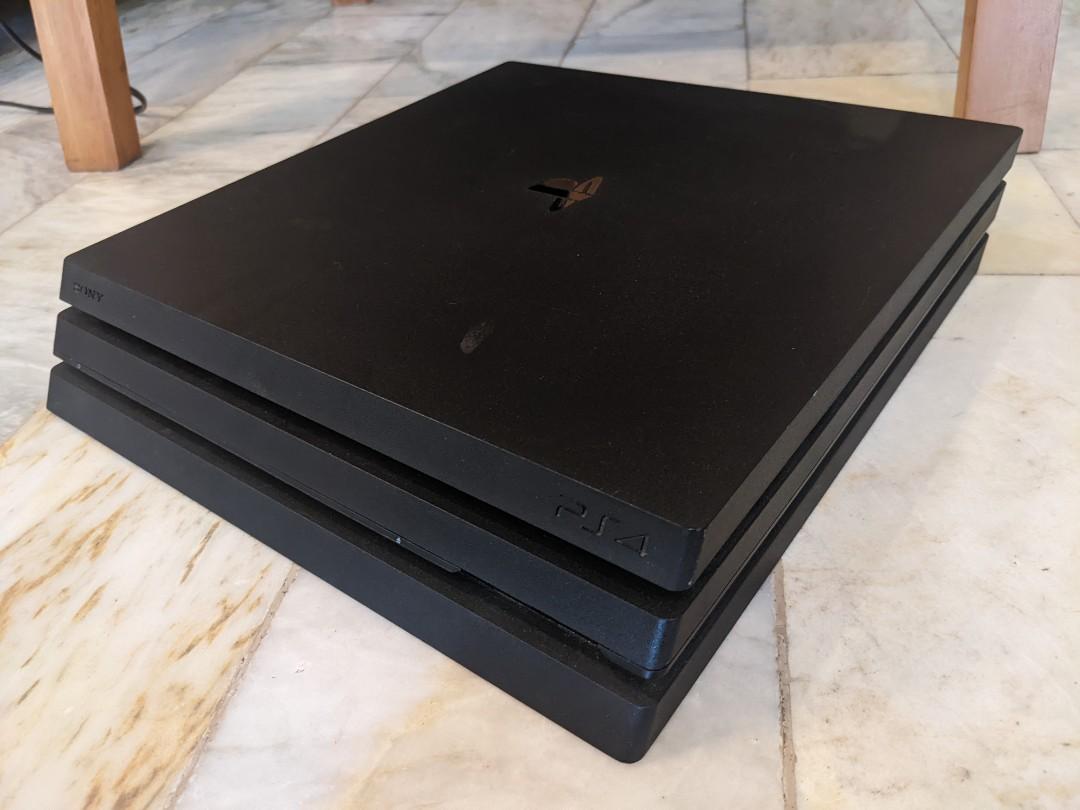 PS4 Pro 1TB with 2 Controllers & Cooling Stand, Video Gaming, Video ...