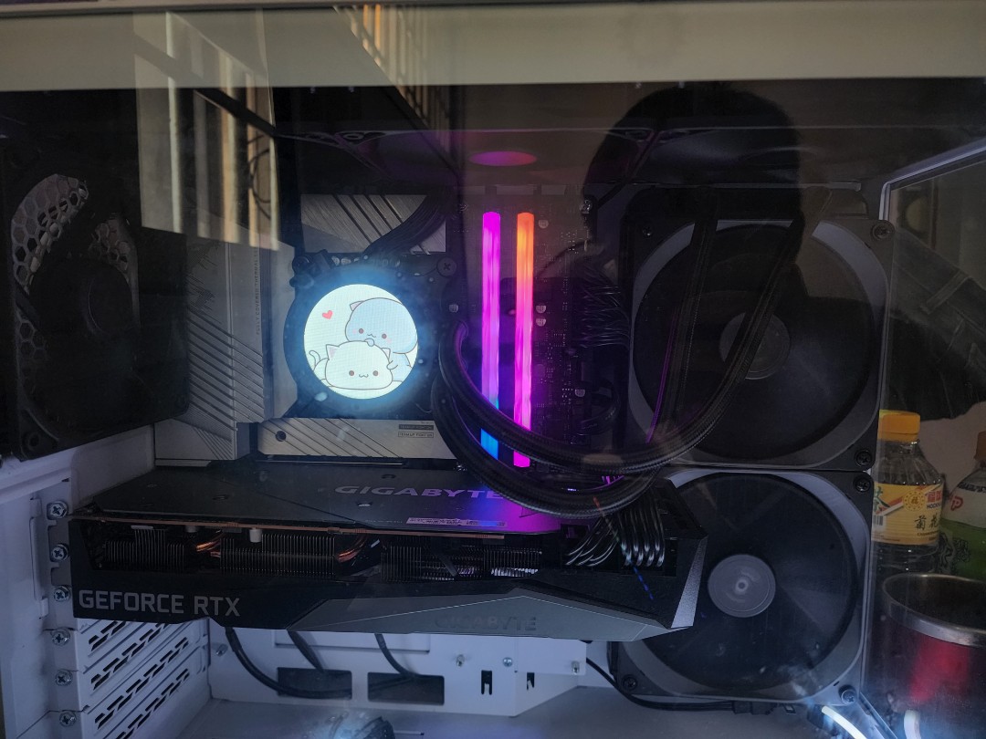 Rtx 3070 gaming oc with z63 280mm led display cooler and 12gen ...