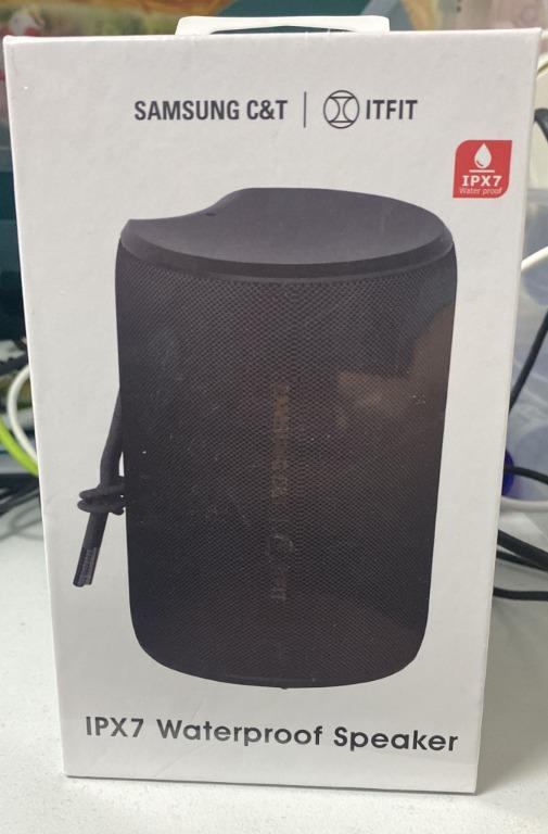 Samsung IPX7 藍芽喇叭 Bluetooth Speaker 原廠 黑色(全新), 音響器材, Soundbar、揚聲器、藍牙喇叭 ...