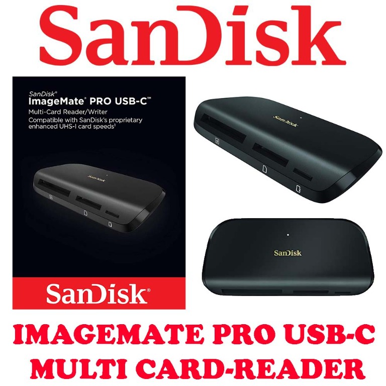 SANDISK IMAGEMATE PRO USB-C MULTI CARD-READER, Mobile Phones & Gadgets ...