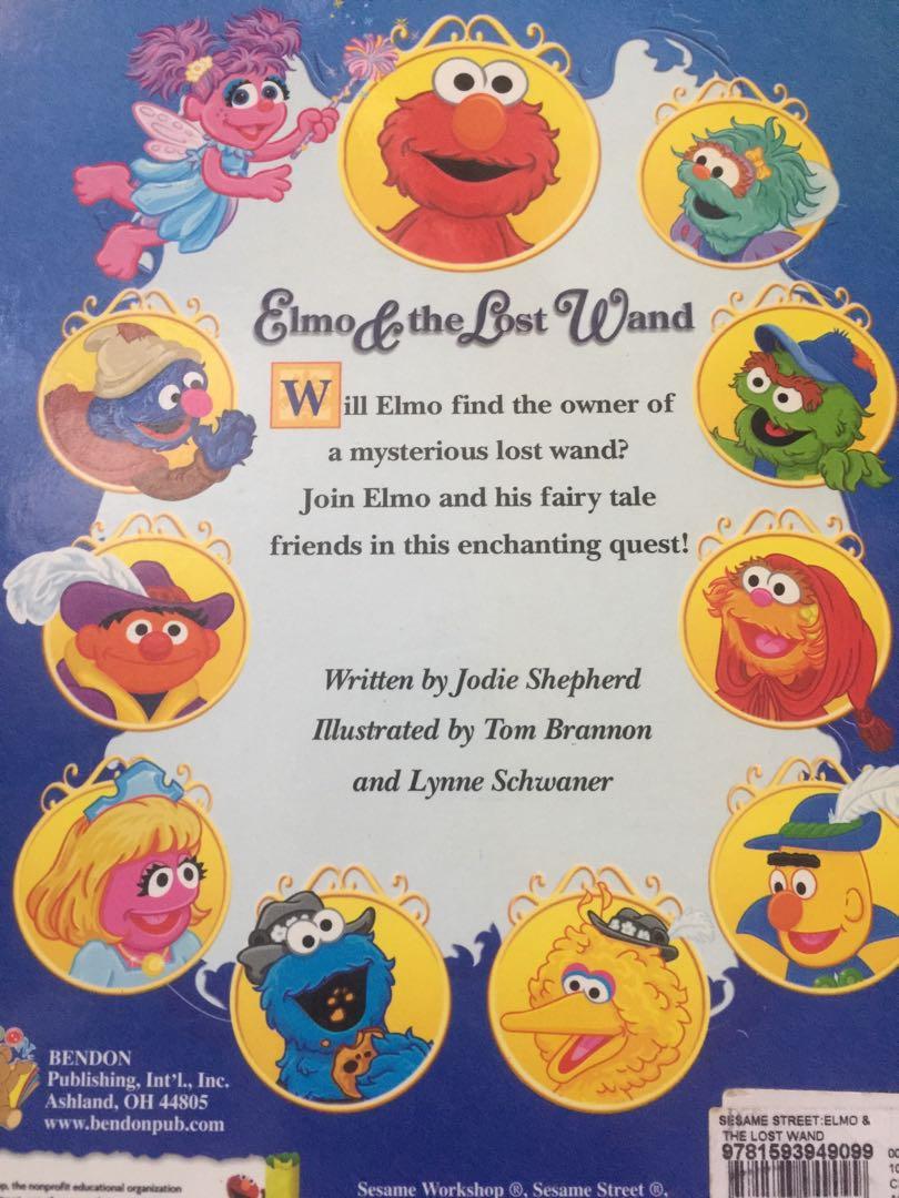 Sesame Street - Elmo & the lost wand, 興趣及遊戲, 書本 & 文具, 兒童書籍 - Carousell