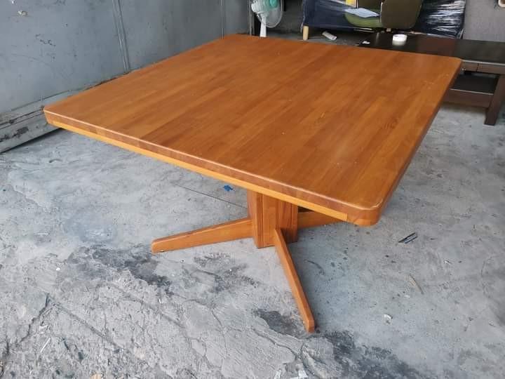 Solid wood square table 40L x 40W x 26H inches, Furniture & Home Living ...