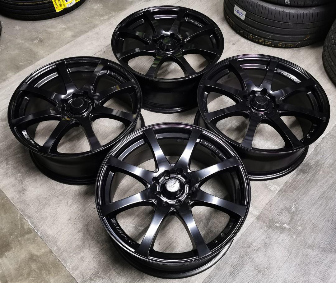 Sport Rim 17 inch 7jj 4x100 4x114 ‼️HARGA TRADE IN TOPUP RM580‼️, Auto ...