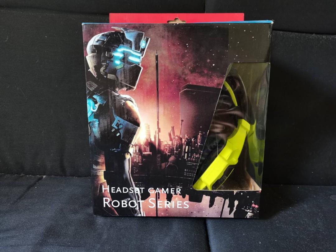 Headset Gamer Robot Series - Stereo Gaming Headphone, Audio, Headphones ...