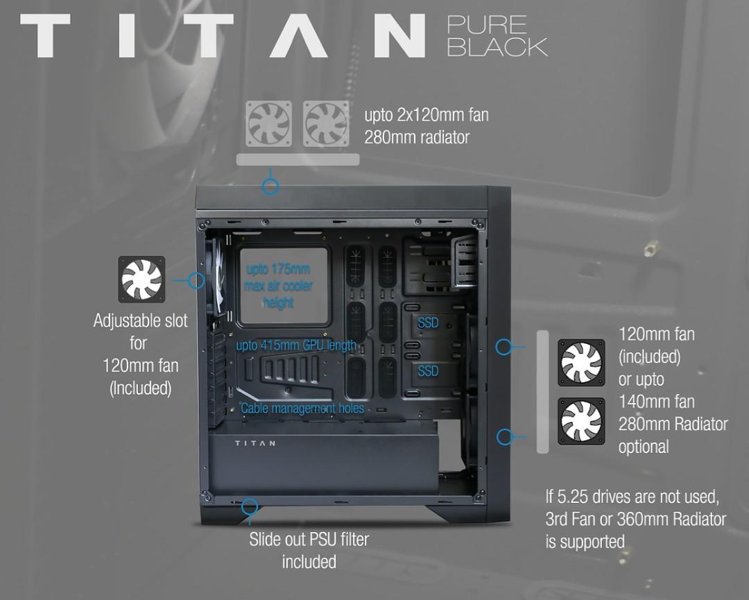 Tecware Titan, Computers & Tech, Parts & Accessories, Computer Parts on ...