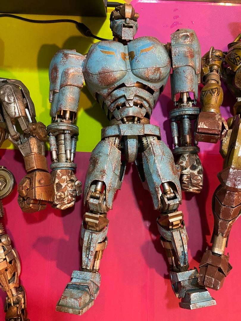 ThreeA Real Steel 1/6 scale Atom Noisy Boy Midas Ambush loose set of 4 ...