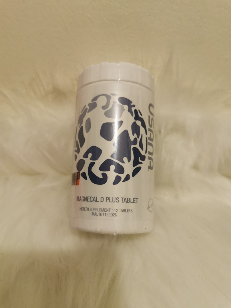 Usana Magnecal D Plus Tablet, Health & Nutrition, Health Supplements ...