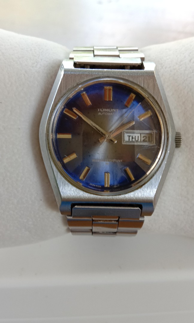 Vintage Seiko tomony double name 1970's automatic blue gradation dial 7 ...