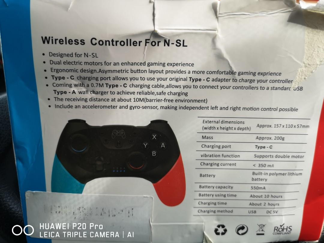 Wireless controller For N-SL, Hobbies & Toys, Toys & Games on Carousell