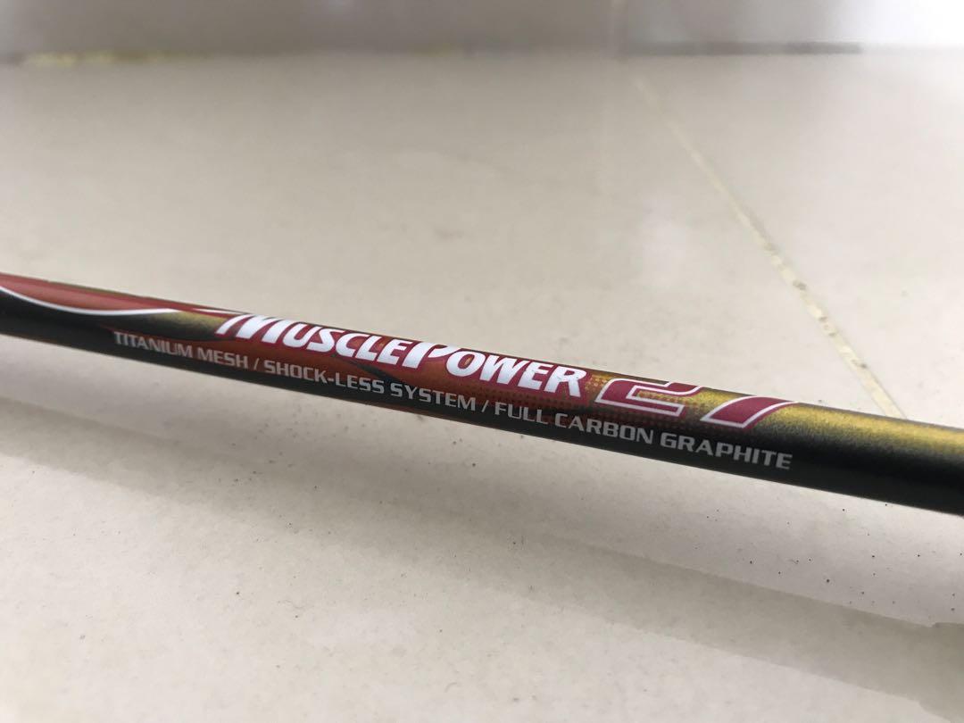 Yonex Badminton Racket - Muscle Power 27, Sports Equipment, Sports ...