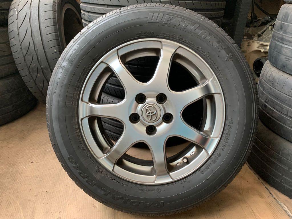 1 set of Toyota wish sport rim for sale, Car Accessories, Tyres & Rims ...