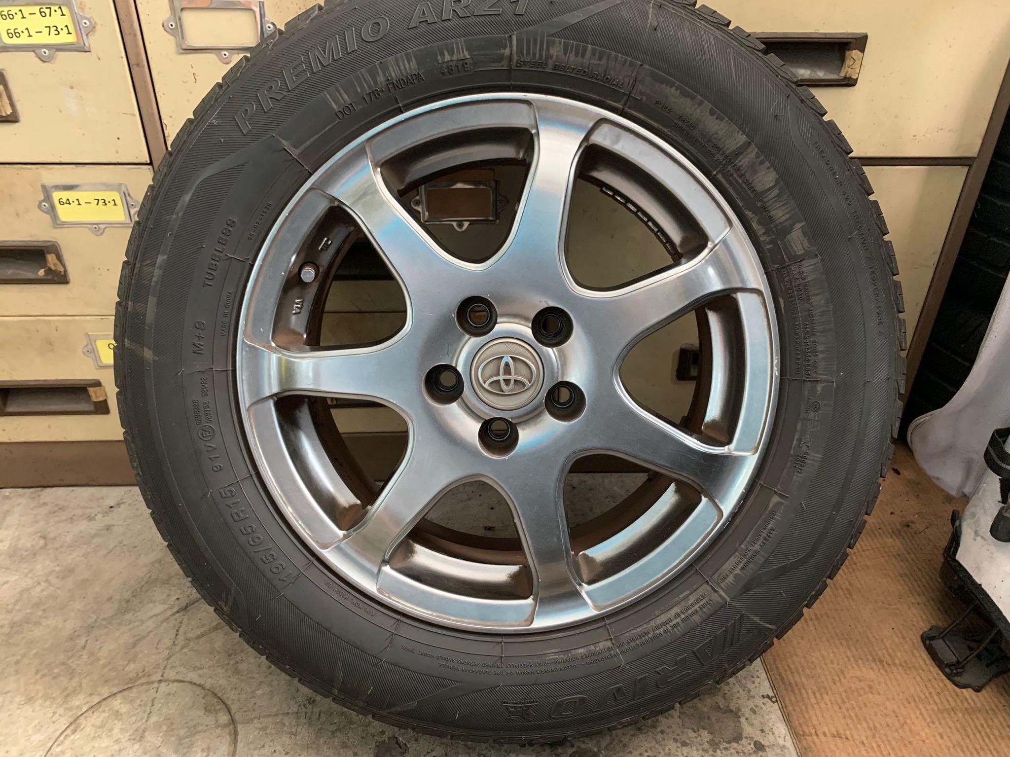 1 set of Toyota wish sport rim for sale, Car Accessories, Tyres & Rims ...