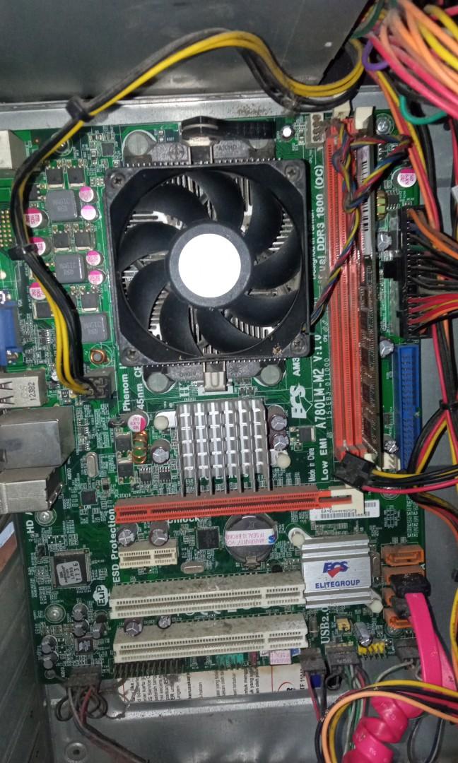 1 SET PC (CPU, MONITOR, KEYBOARD, MOUSE), Elektronik, Komputer, Desktop ...