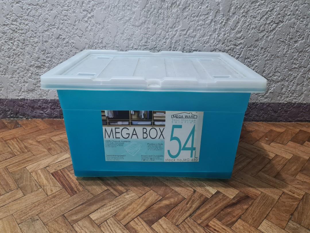 54L Megabox Storage box, Furniture & Home Living, Home Improvement ...
