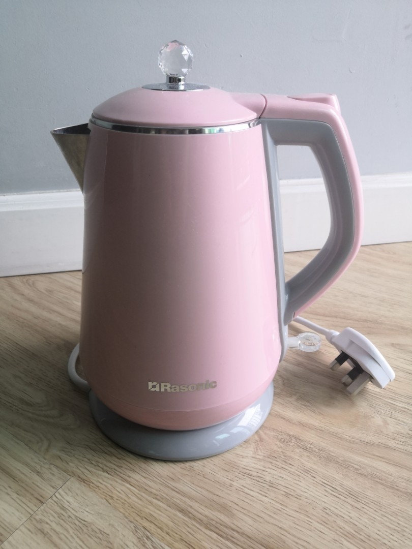 90% new Rasonic Electric Kettle, 家庭電器, 廚房電器, 水壺 - Carousell