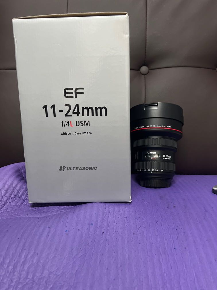 震撼價 全場最平 極新淨 有盒 Canon EF 11-24 11-24mm F4 L, 攝影器材, 鏡頭及裝備 - Carousell